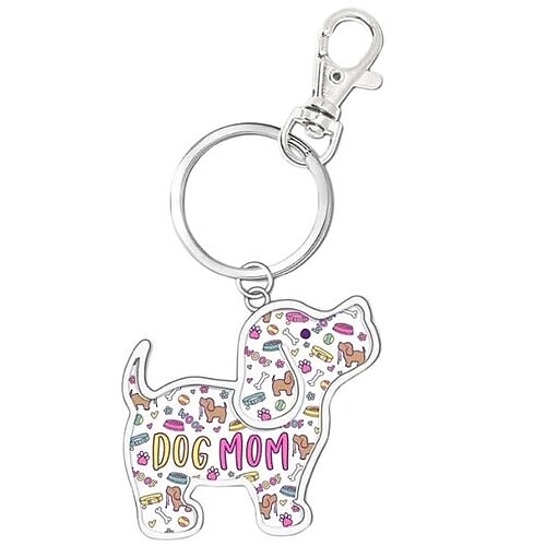 Puppie Love Keychain - Dog Mom Pup - Four Your Paws Only