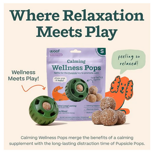 Woof - Calming Pops - Four Your Paws Only
