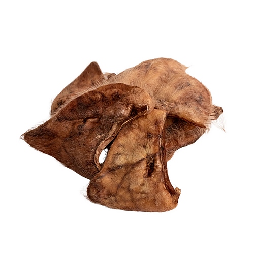 New! Momentum - Freeze-Dried Raw Hairy Pig Ears - Four Your Paws Only